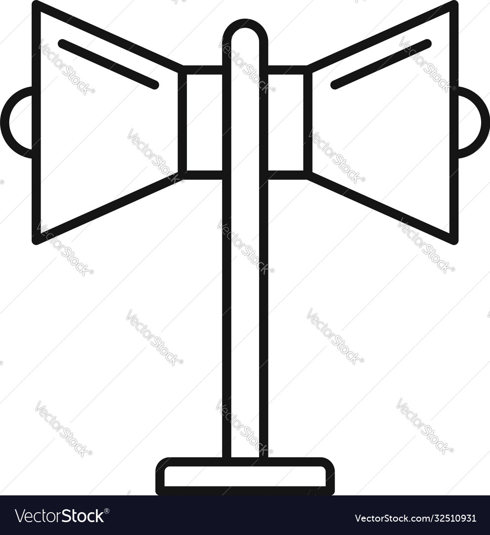 Remarketing megaphone icon outline style Vector Image Remarketing megaphone icon outline style Vector Image