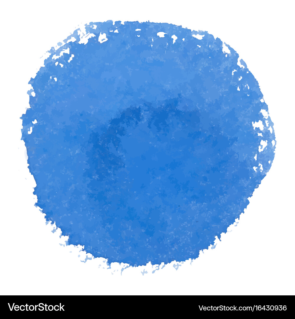 Abstract watercolor blue spot banner Royalty Free Vector