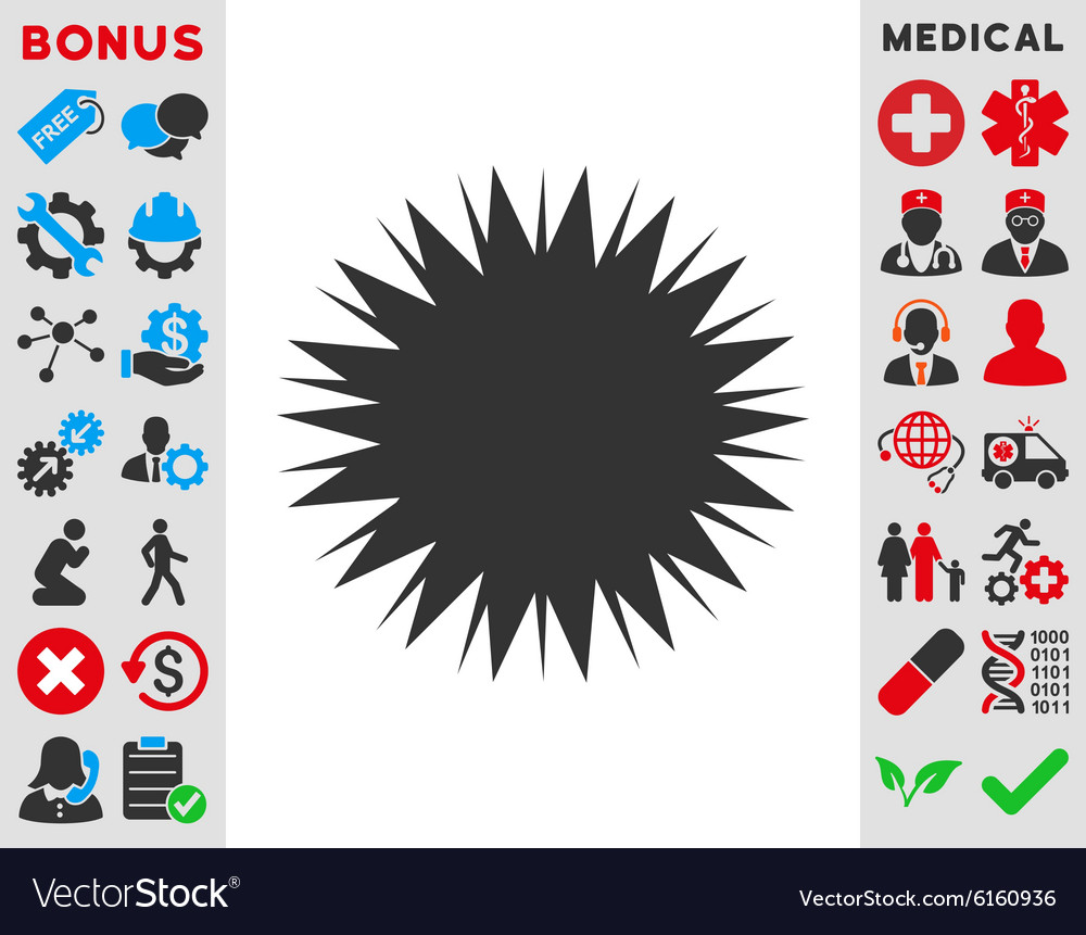 Microbe spore icon Royalty Free Vector Image - VectorStock
