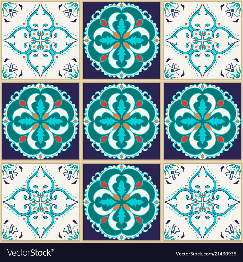 Seamless texture beautiful colored pattern Vector Image