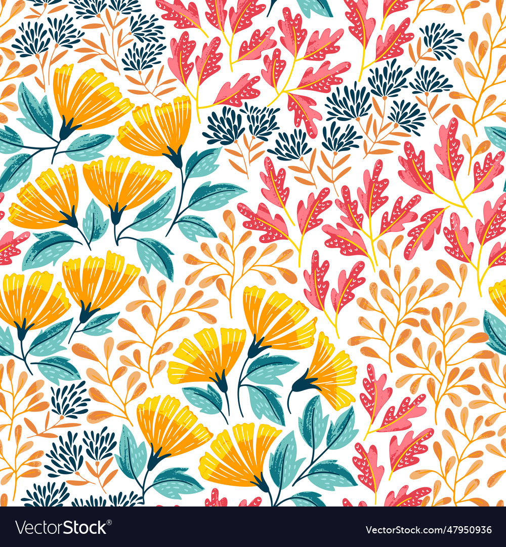 Summer bright seamless pattern Royalty Free Vector Image