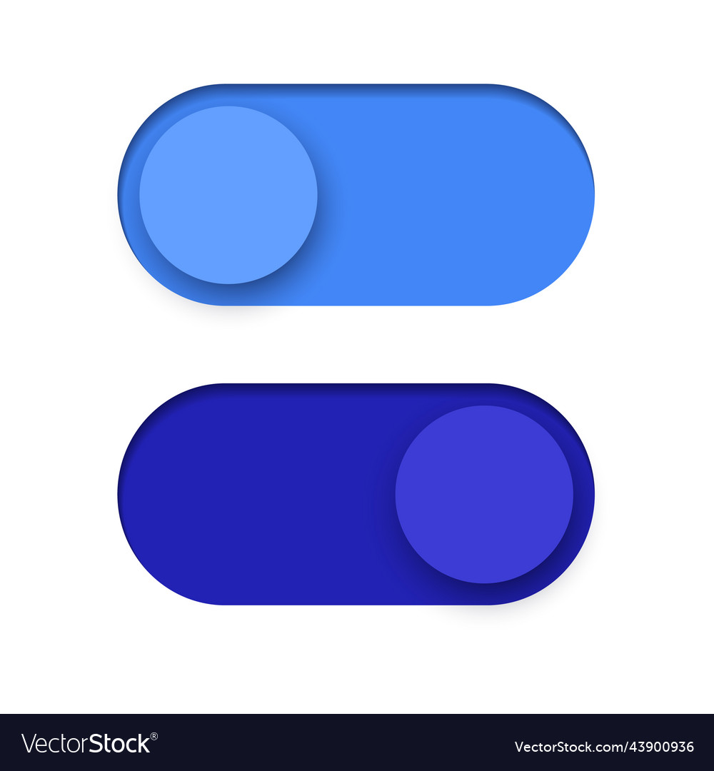 Toggle button icon Royalty Free Vector Image - VectorStock Toggle button icon Royalty Free Vector Image - VectorStock