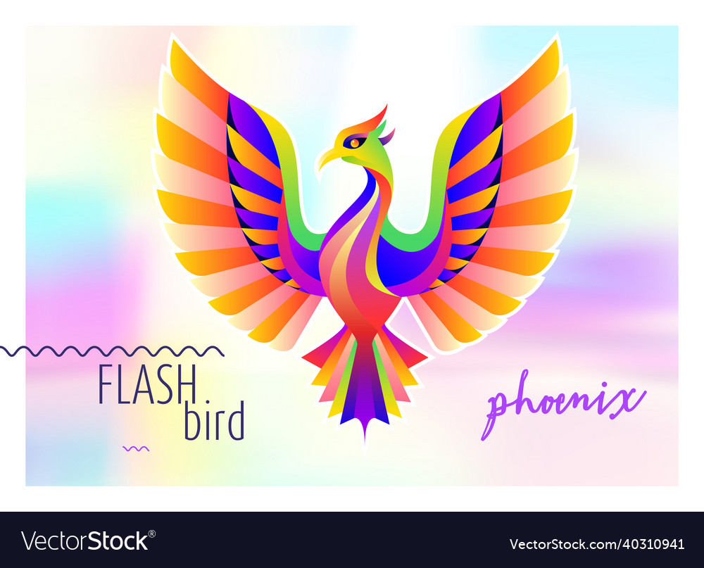 Abstract bird Royalty Free Vector Image - VectorStock