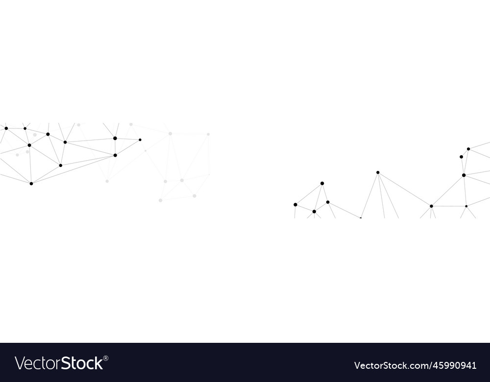 Abstract plexus big data background with dots Vector Image