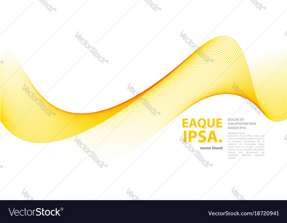 Abstract wave template Royalty Free Vector Image