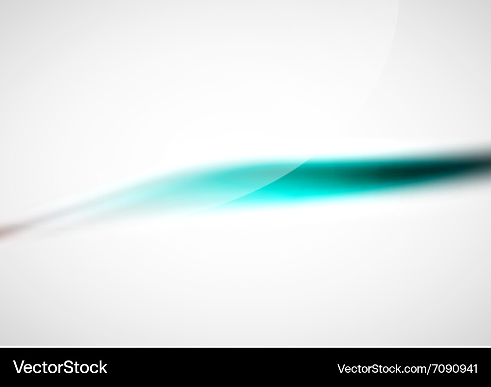Blurred abstract blue lines in light space Vector Image