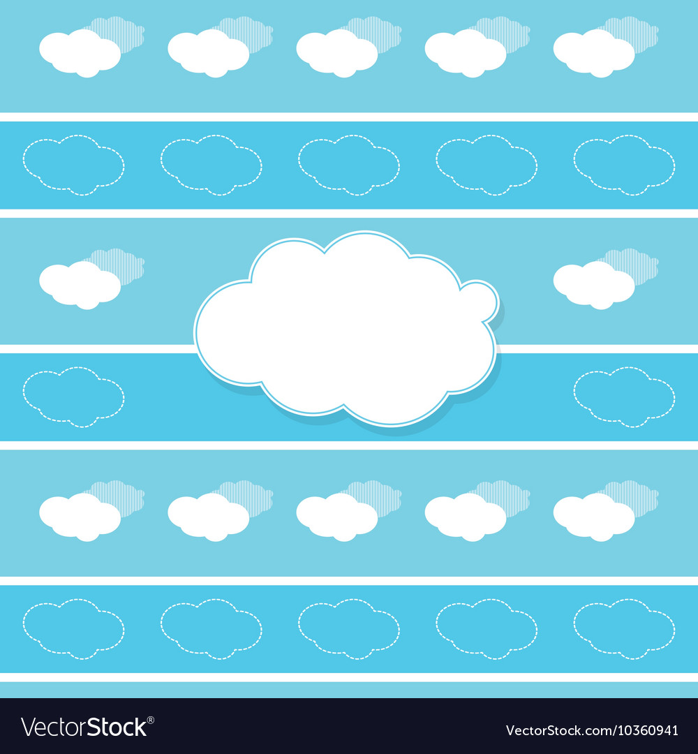 Cloud shape pattern icon Royalty Free Vector Image