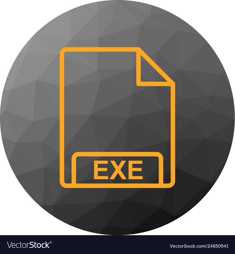 Exe icon Royalty Free Vector Image - VectorStock