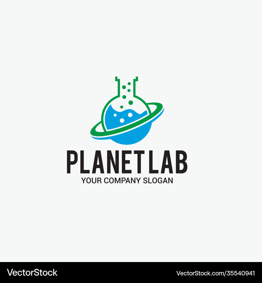 Planet lab Royalty Free Vector Image - VectorStock