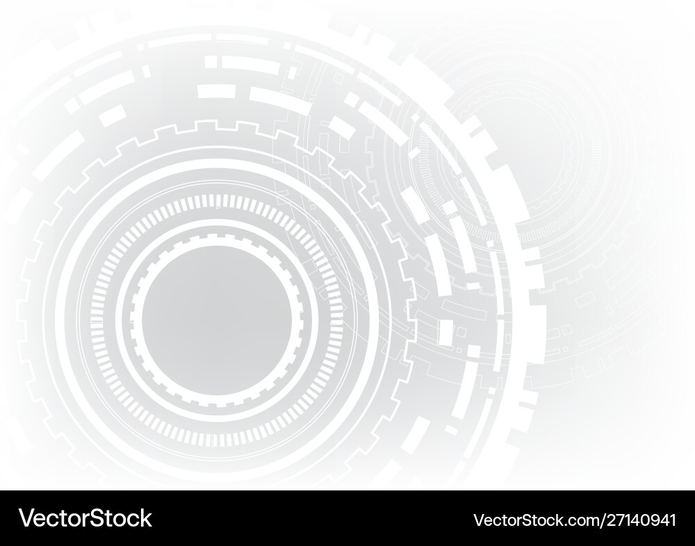 Technology abstract circle background Royalty Free Vector