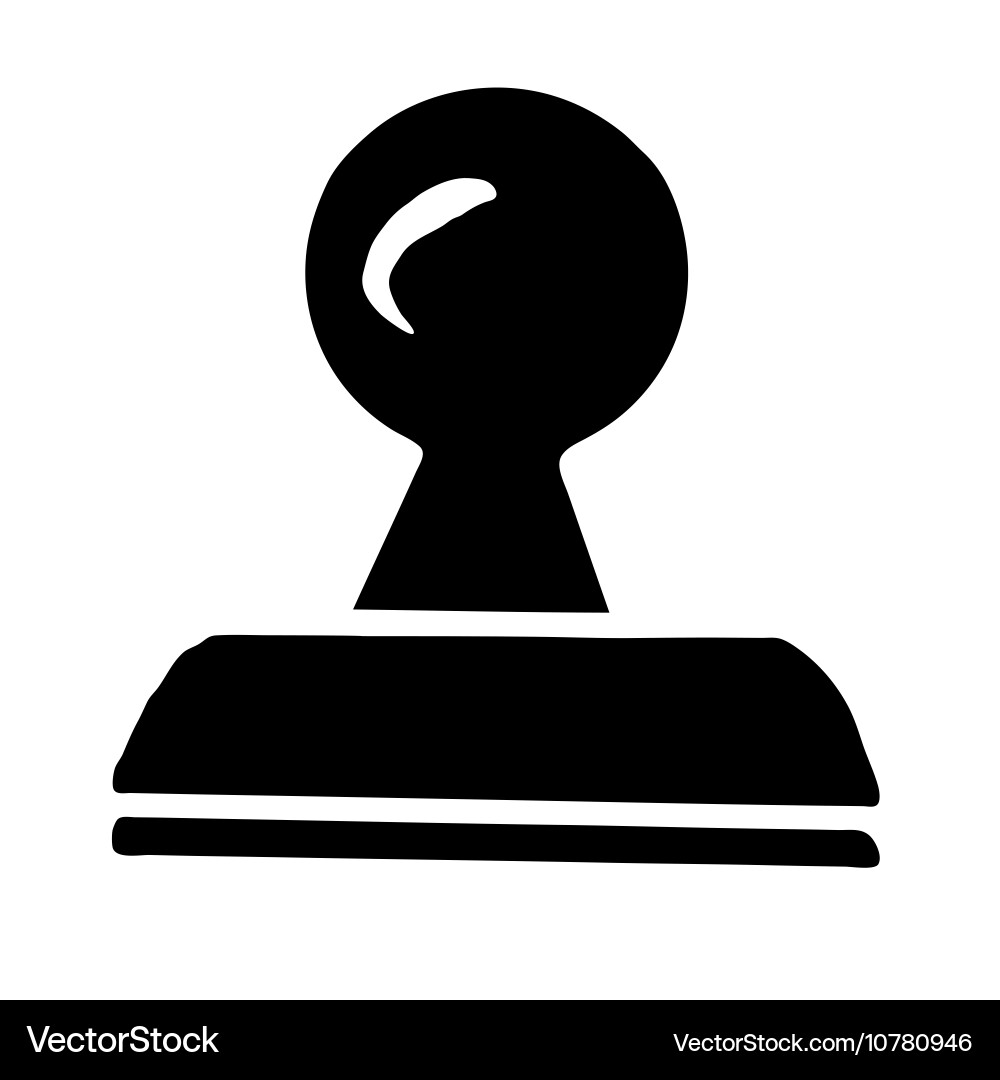High quality original stamp icon or logo isolated Vector Image