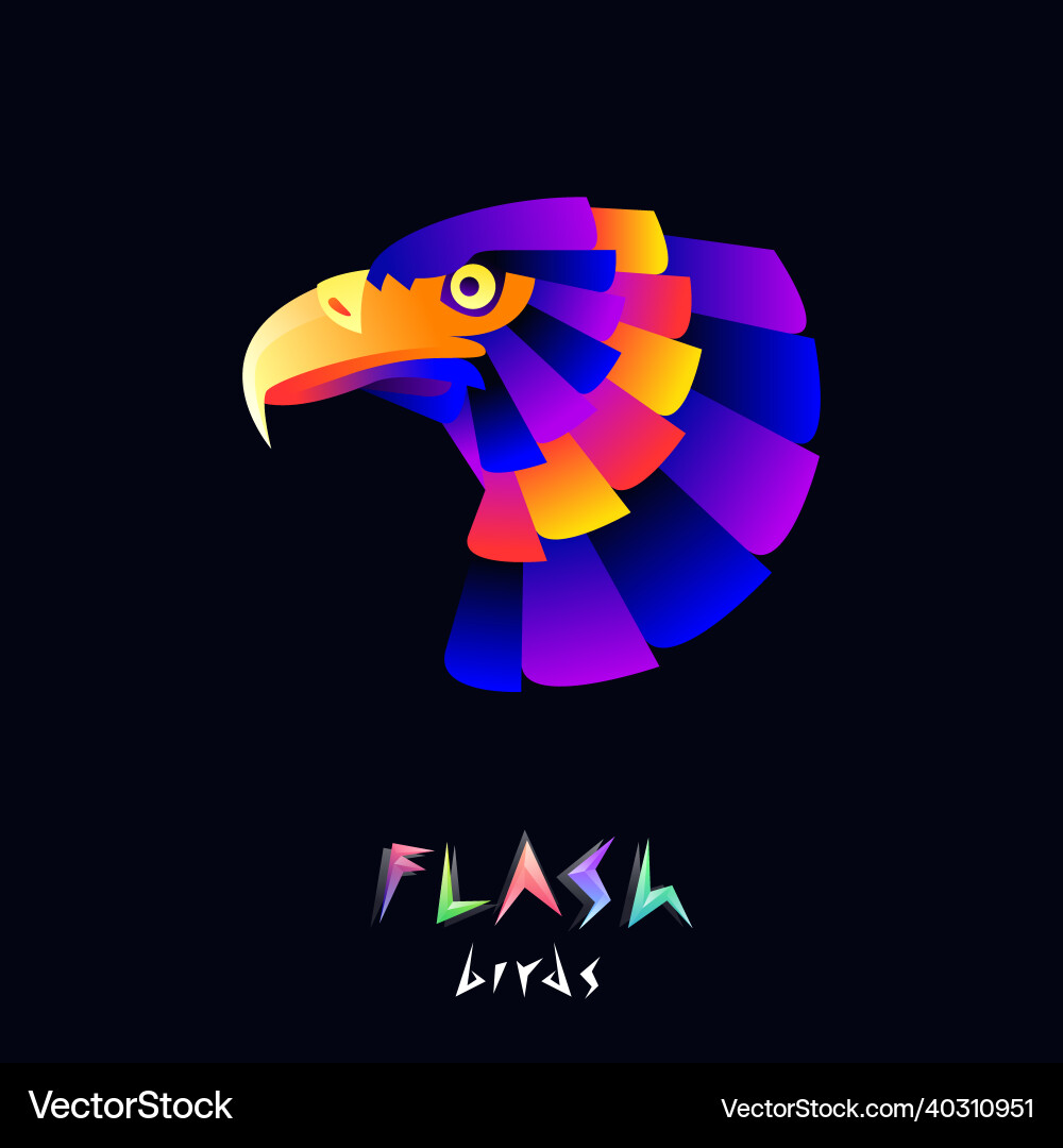 Flash eagle Royalty Free Vector Image - VectorStock