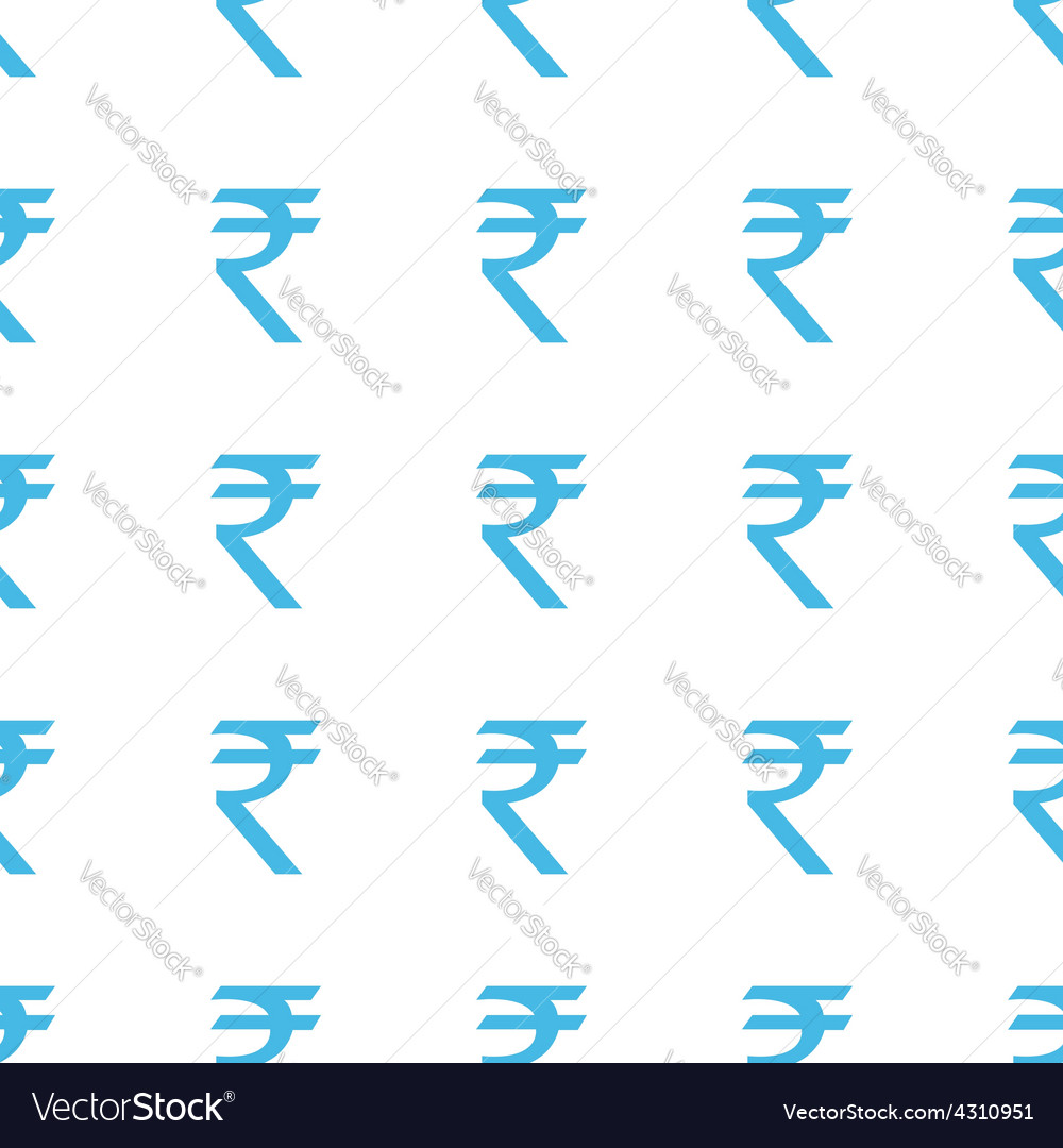 Unique rupee seamless pattern Royalty Free Vector Image