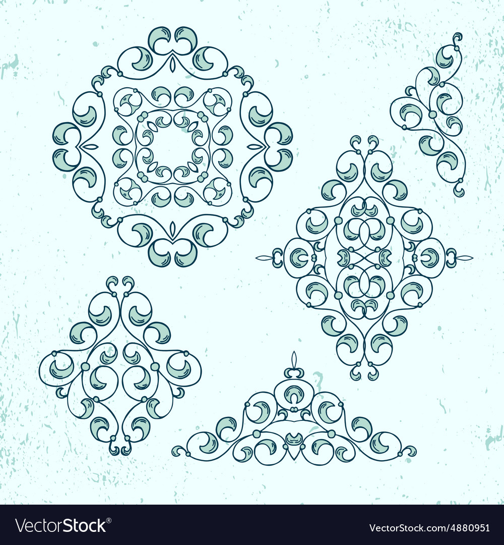 Vintage pattern Royalty Free Vector Image - VectorStock