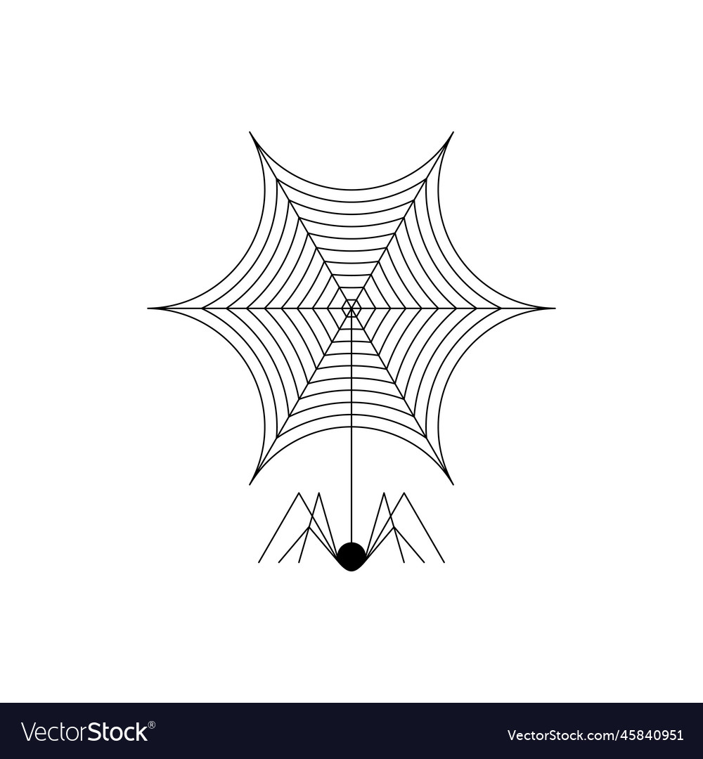 Web And Spider Design Element Royalty Free Vector Image 5541