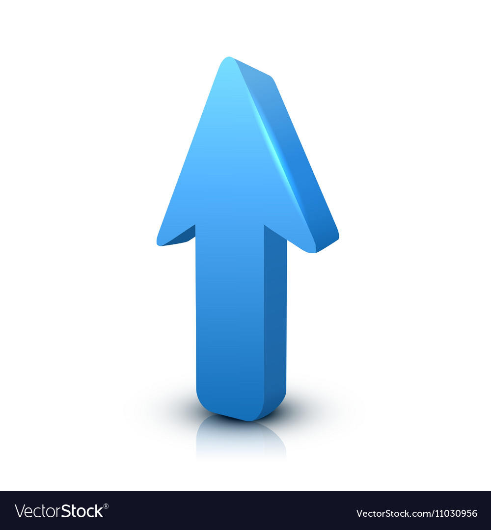 Arrow 3d Royalty Free Vector Image - VectorStock