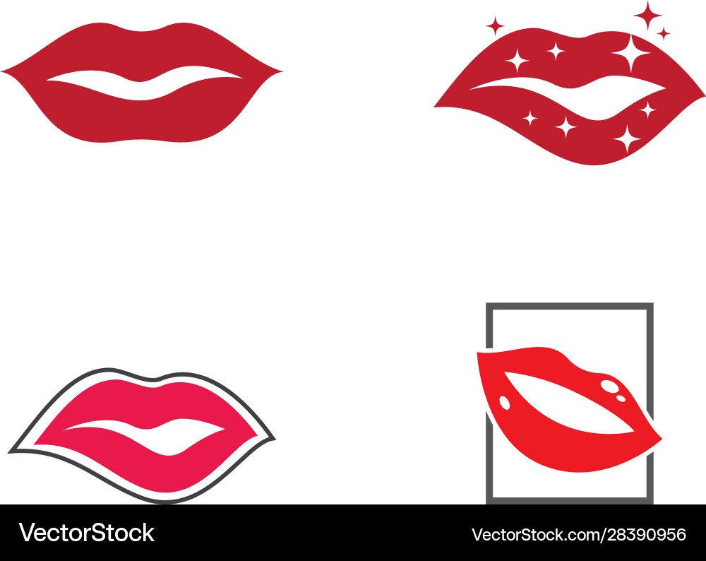 Beauty lips women icon Royalty Free Vector Image