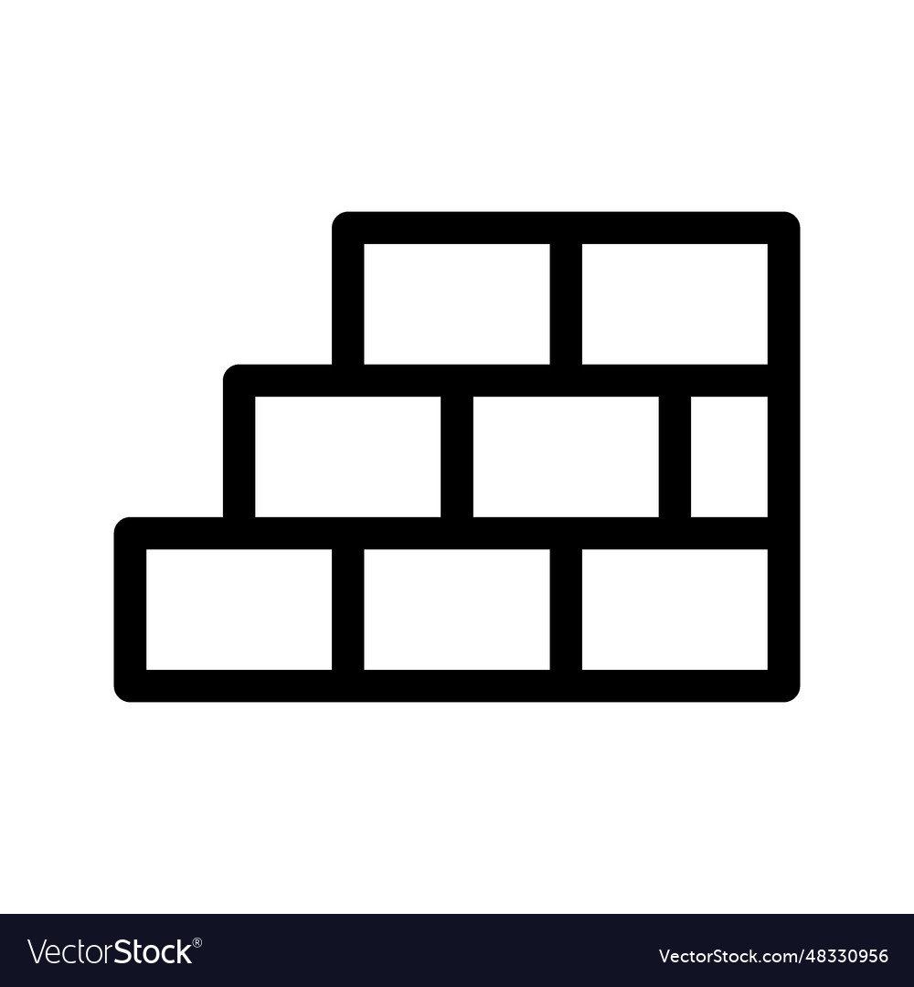 Bricks icon Royalty Free Vector Image - VectorStock