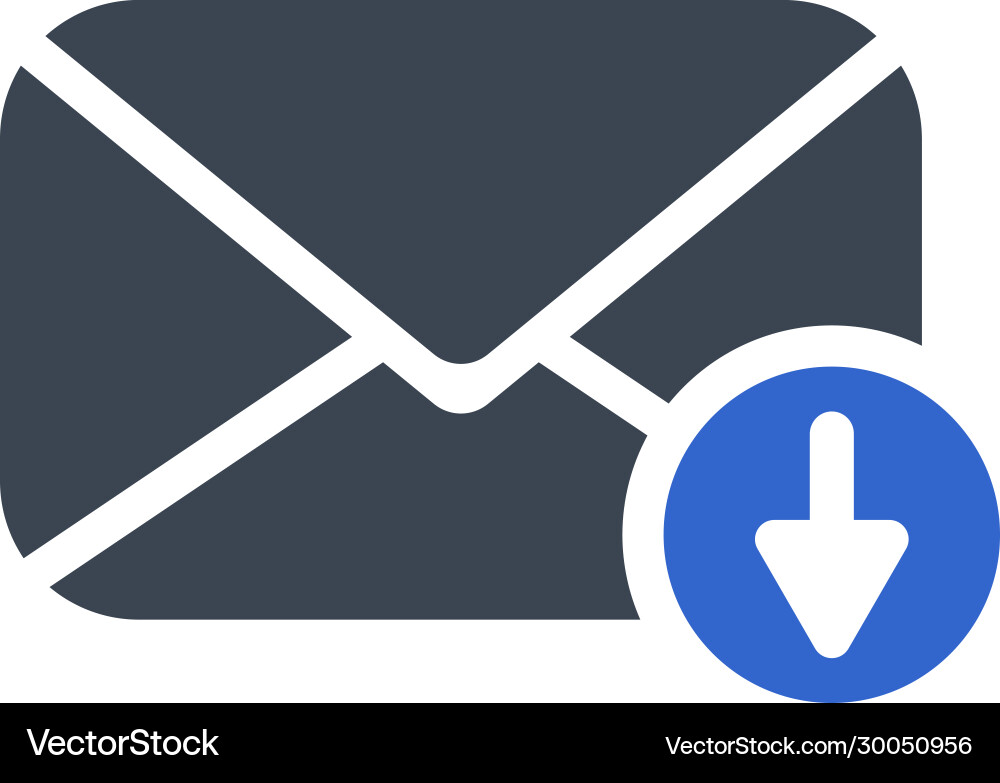 Download email icon Royalty Free Vector Image - VectorStock