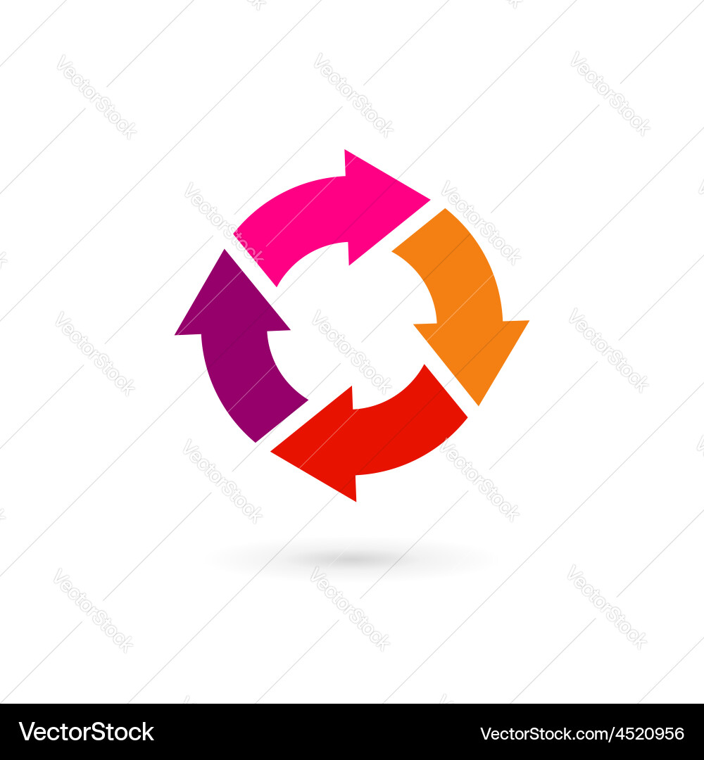 Letter o number 0 logo icon design template Vector Image