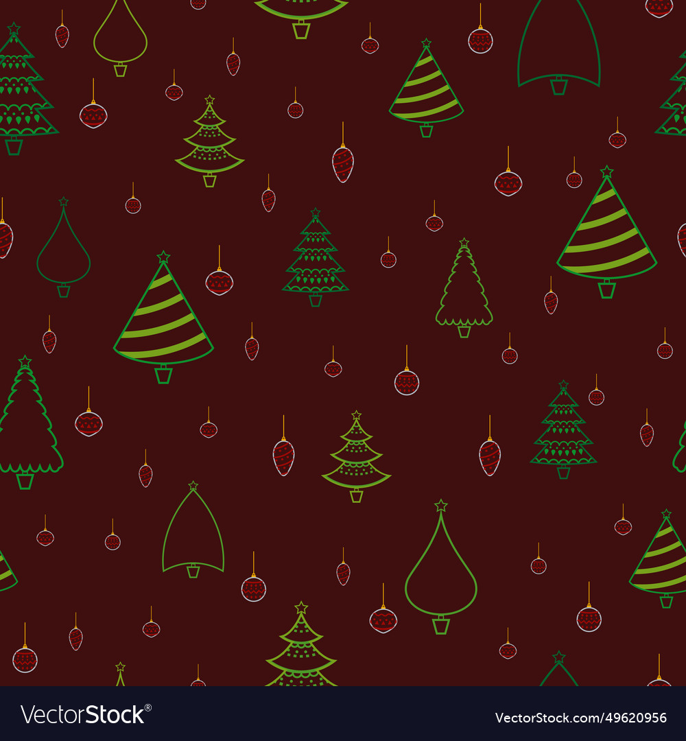 Merry christmas winter holiday seamless pattern Vector Image Merry christmas winter holiday seamless pattern Vector Image