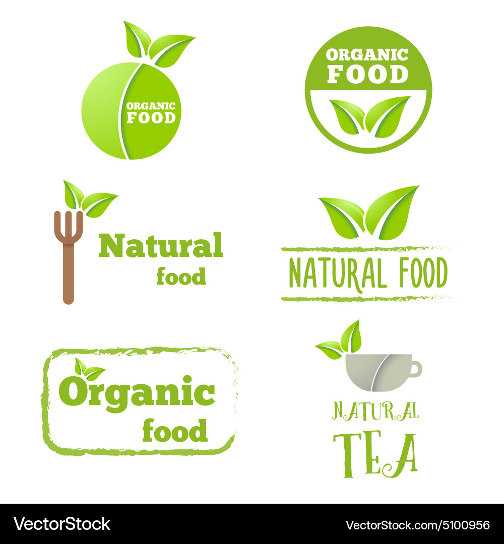 Set of logo labels badges emblems and logotype Vector Image