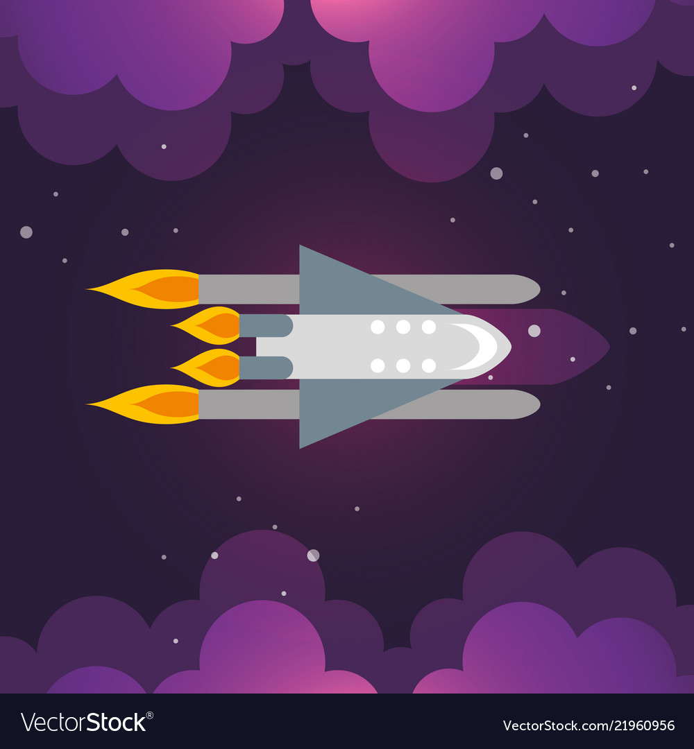 Space solar system concept Royalty Free Vector Image