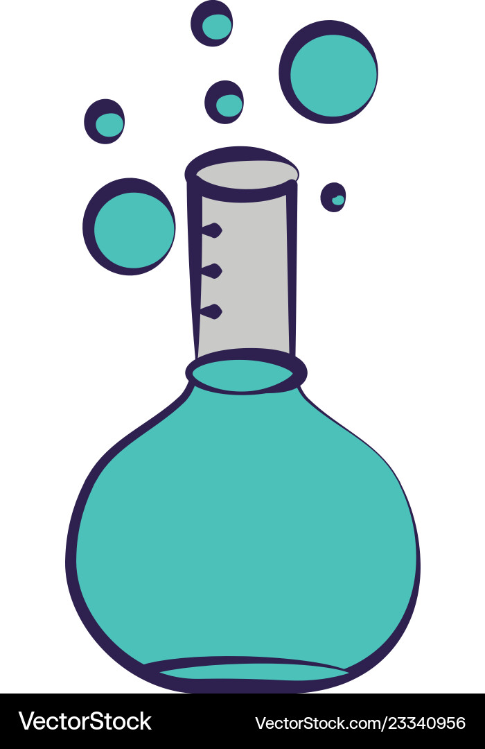 Test tube supply Royalty Free Vector Image - VectorStock