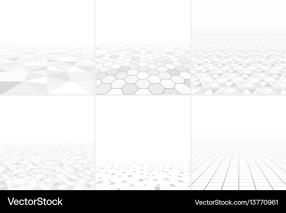 Collection of abstract backgrounds Royalty Free Vector Image
