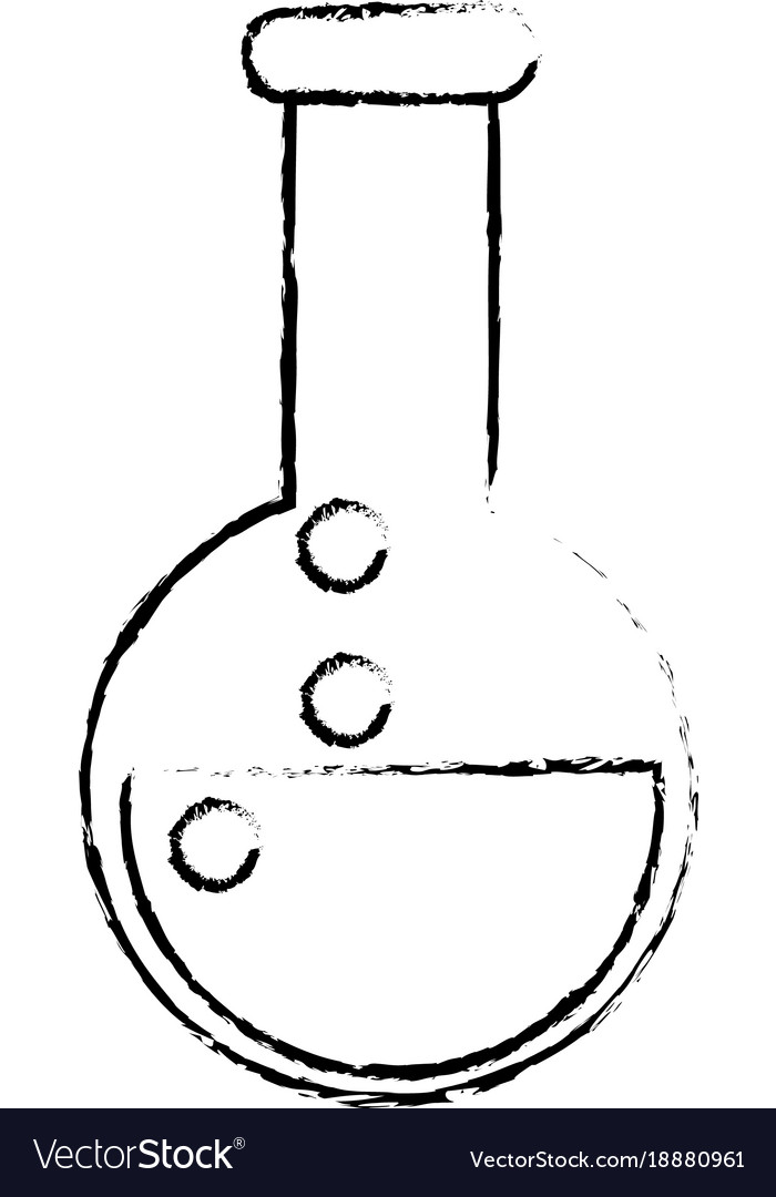 Isolated flask design Royalty Free Vector Image