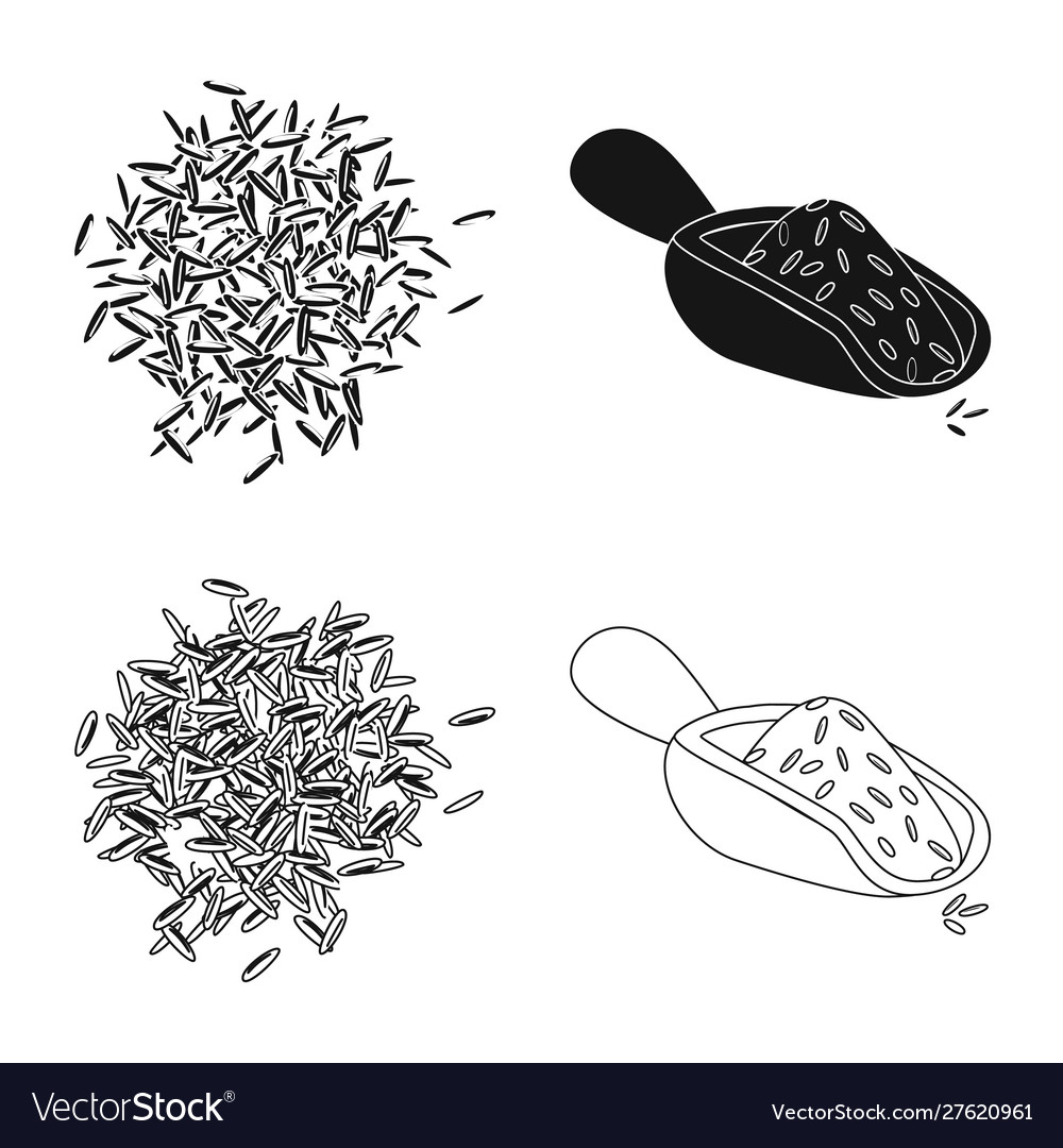 Isolated Object Crop And Ecological Sign Vector Image