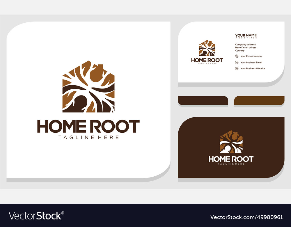 Tree root logo Royalty Free Vector Image - VectorStock
