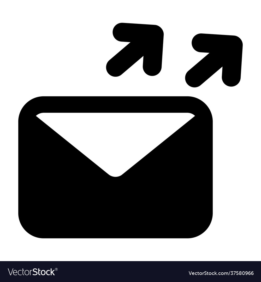 Forward mail Royalty Free Vector Image - VectorStock