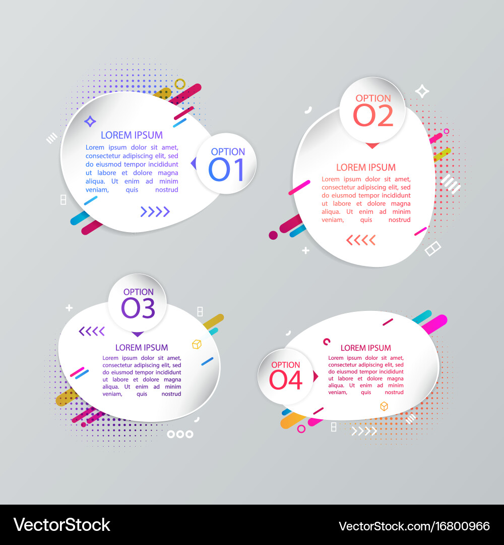 Set of infographic templates Royalty Free Vector Image