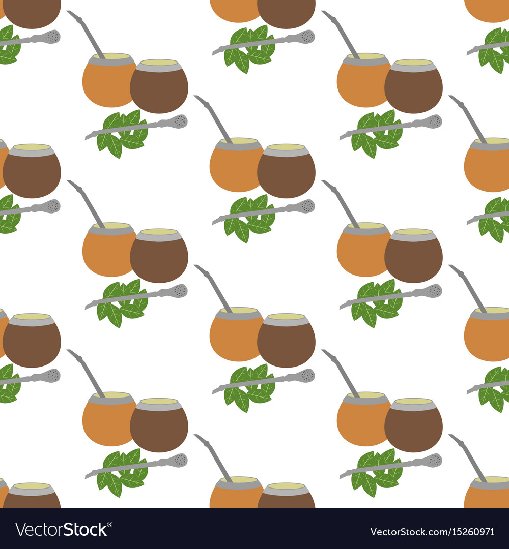 Calabash mate pattern Royalty Free Vector Image