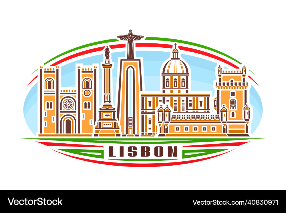 Lisbon Royalty Free Vector Image - VectorStock
