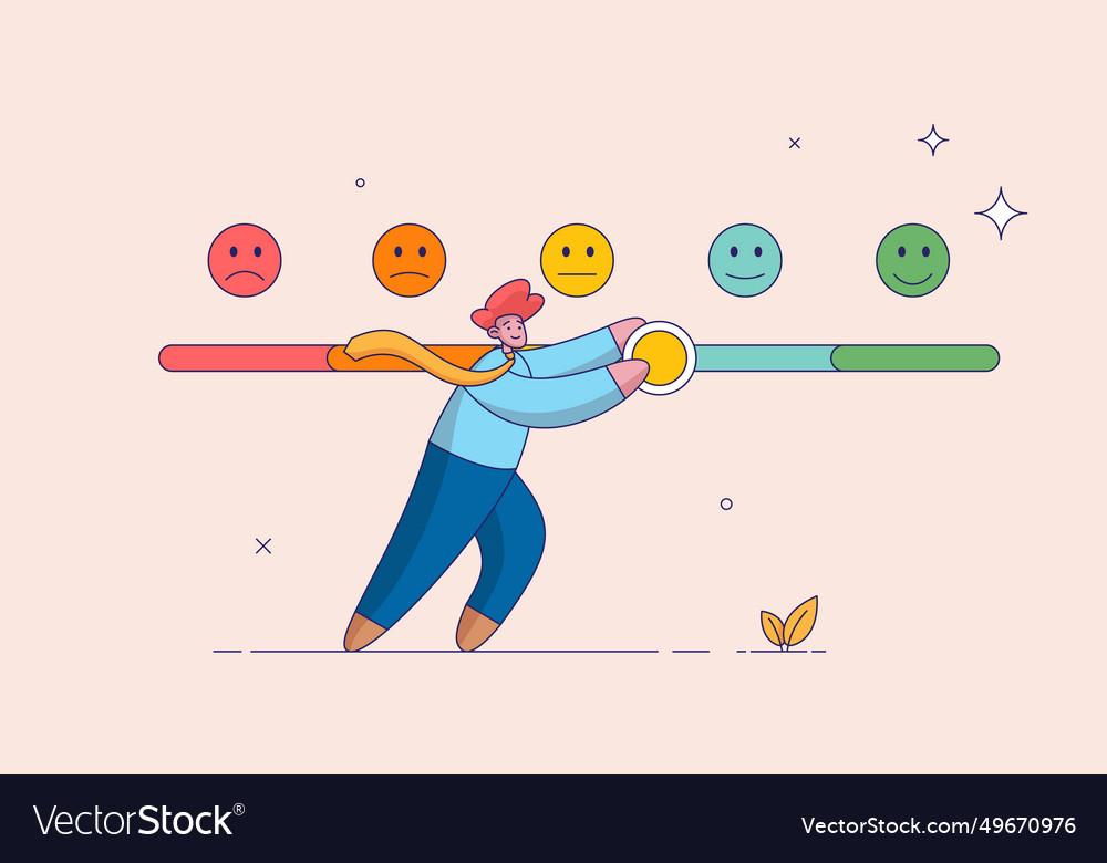 Customer feedback giving rating based Royalty Free Vector Customer feedback giving rating based Royalty Free Vector
