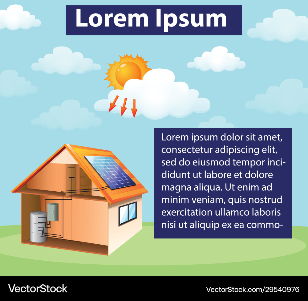 Solar Panel House Diagram