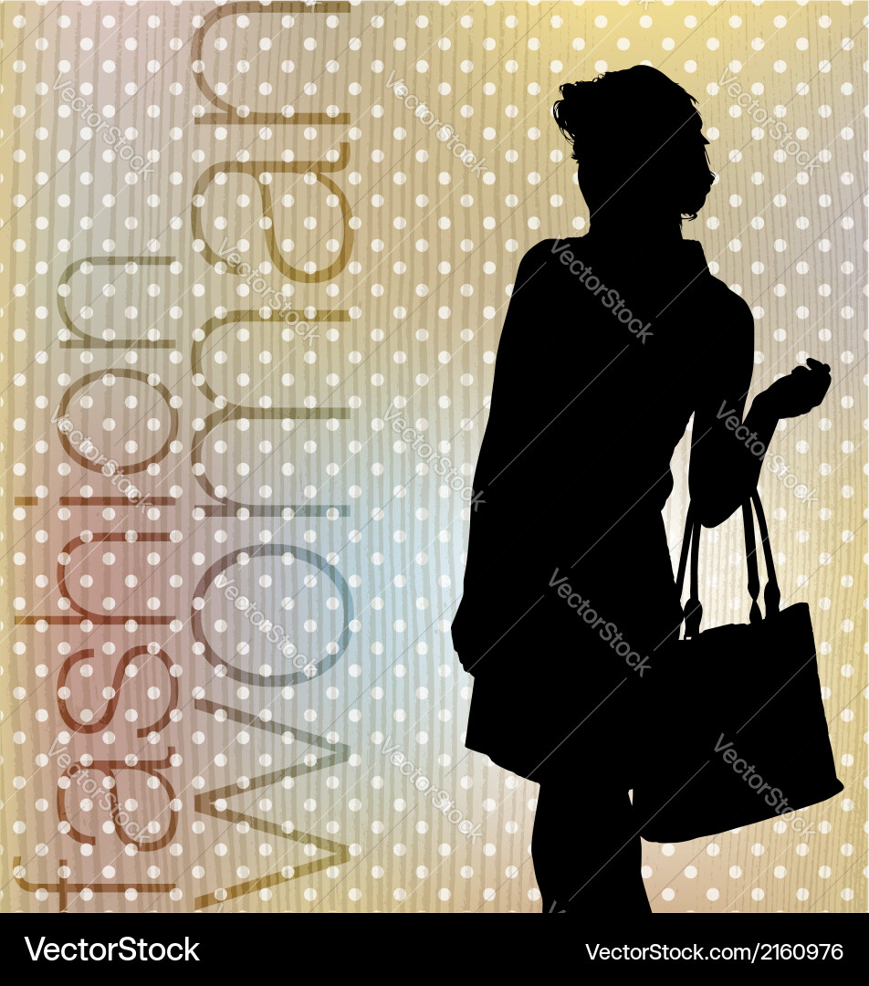 Fashion woman Royalty Free Vector Image - VectorStock