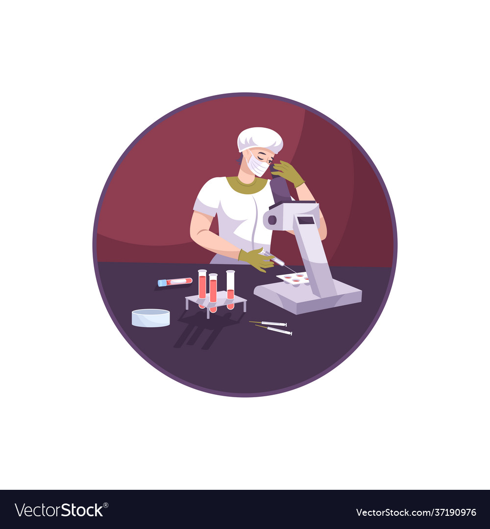 Laboratory worker Royalty Free Vector Image - VectorStock