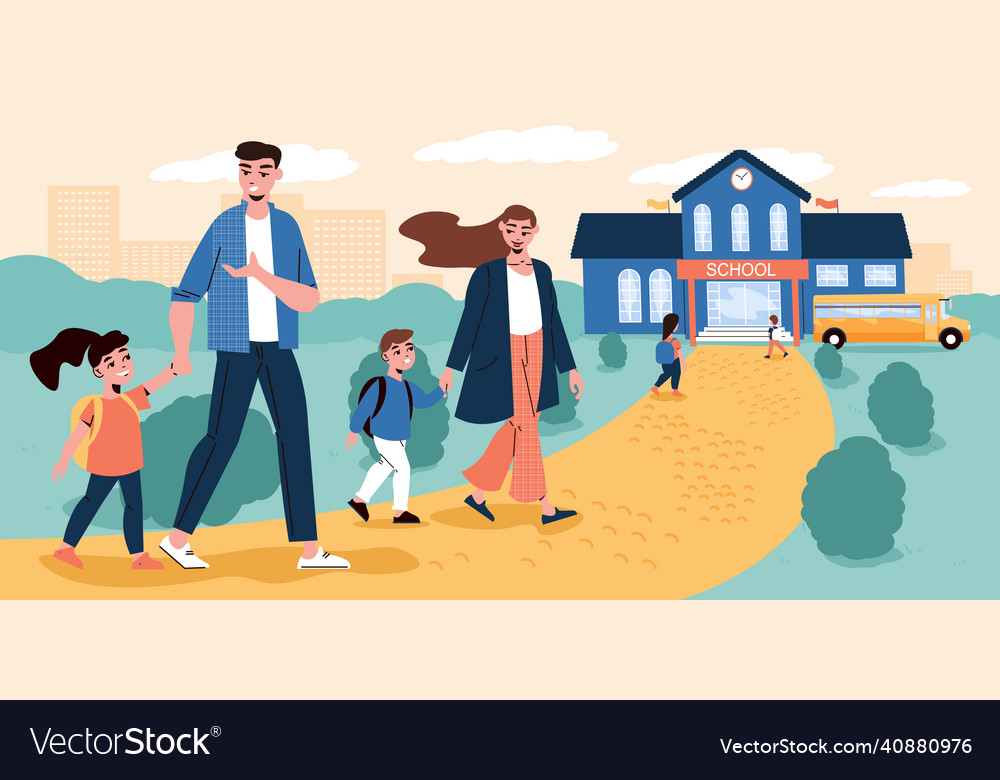 School and study background Royalty Free Vector Image