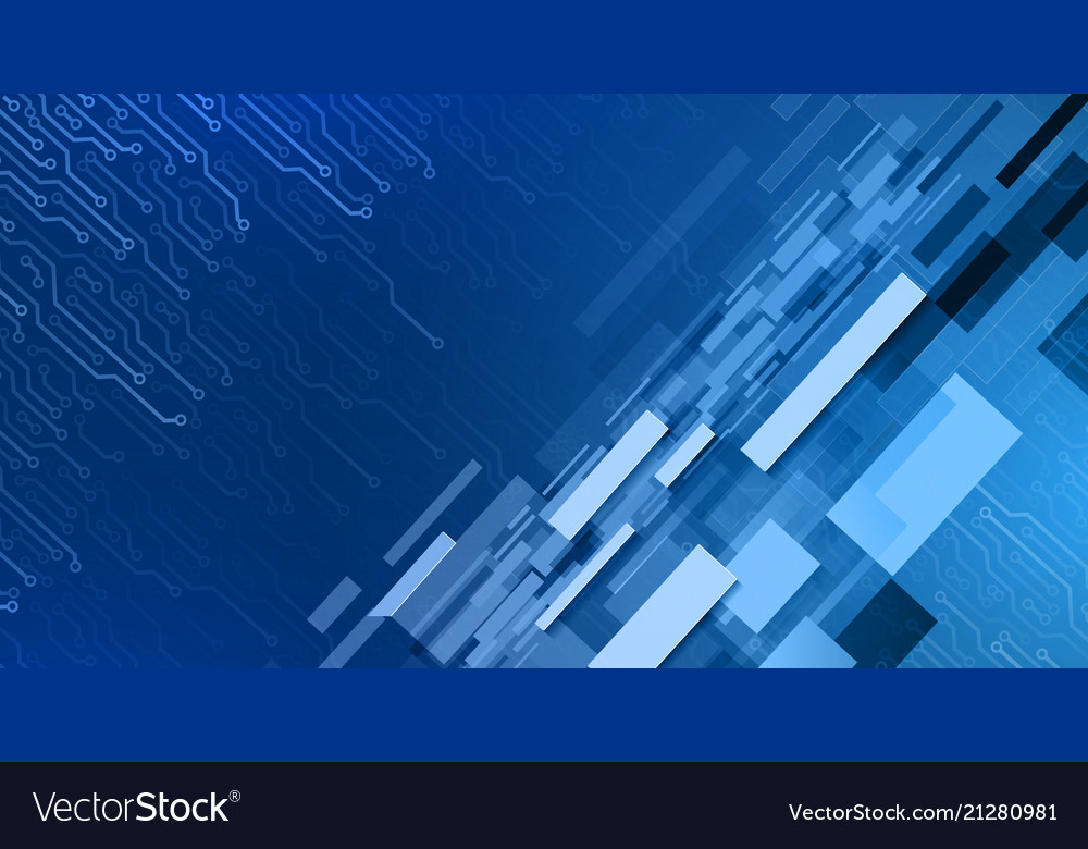 Geometric forms and electronic elements Royalty Free Vector