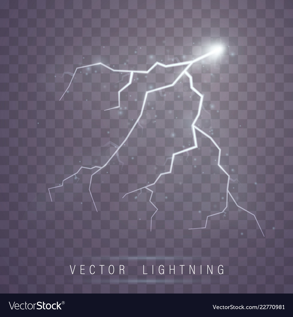 Lightning flash bolt Royalty Free Vector Image