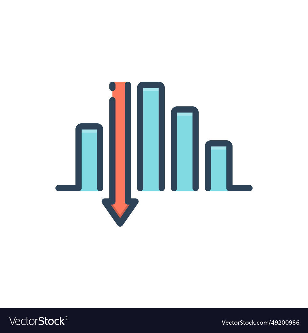Down Royalty Free Vector Image - VectorStock
