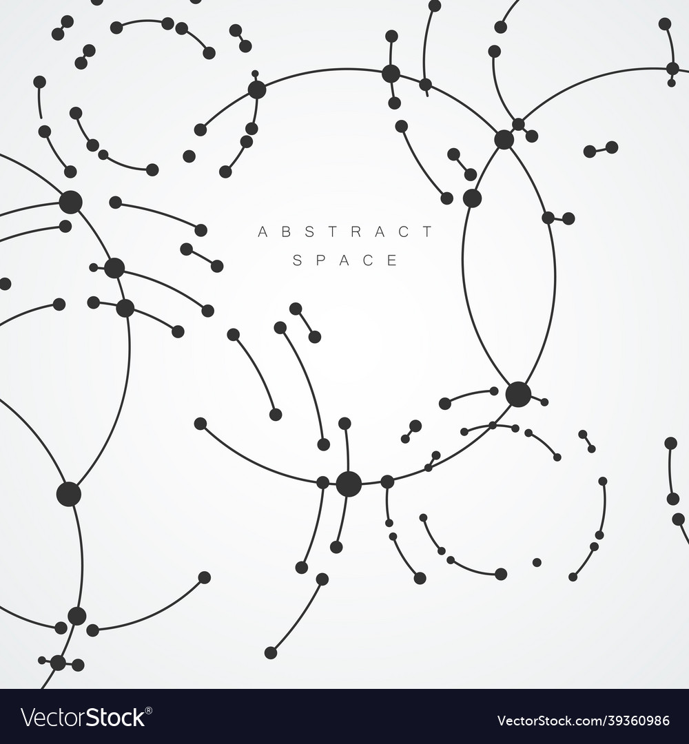 Points connecting circles background Royalty Free Vector Points connecting circles background Royalty Free Vector