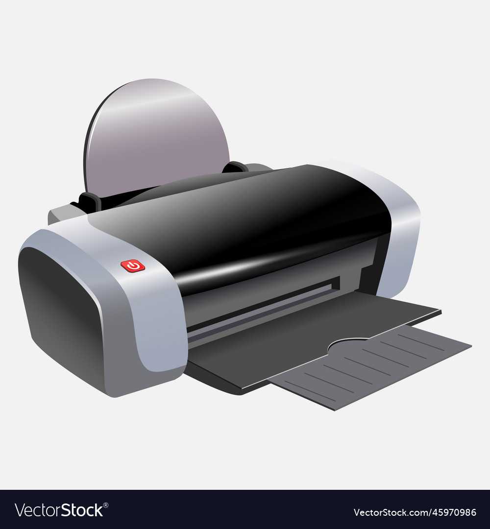 Printer-07 Royalty Free Vector Image - VectorStock