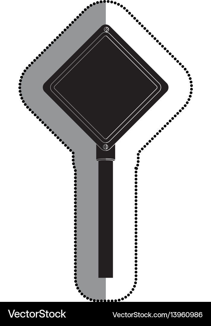 Road traffic signal icon Royalty Free Vector Image