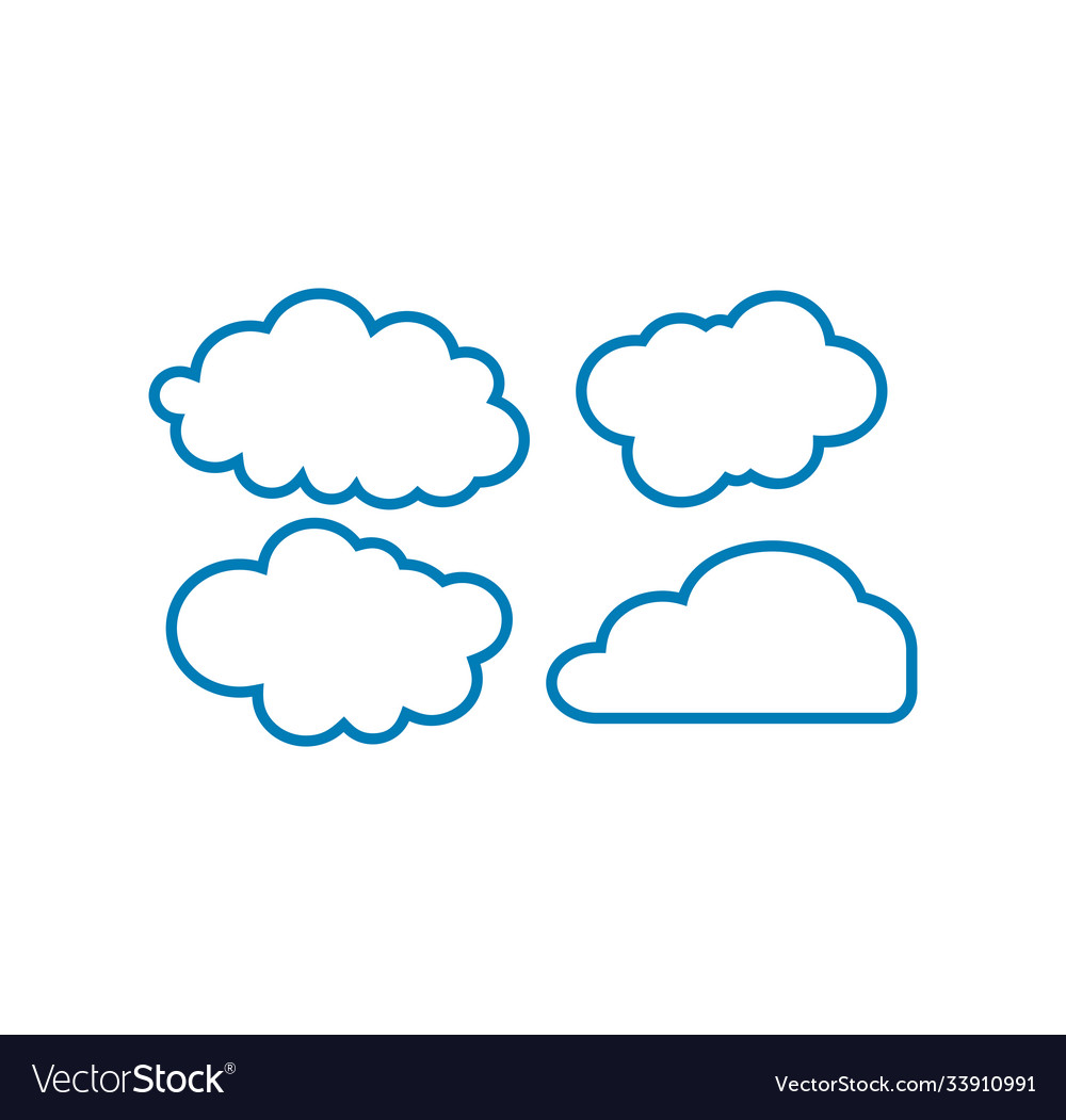 Clouds Royalty Free Vector Image - VectorStock