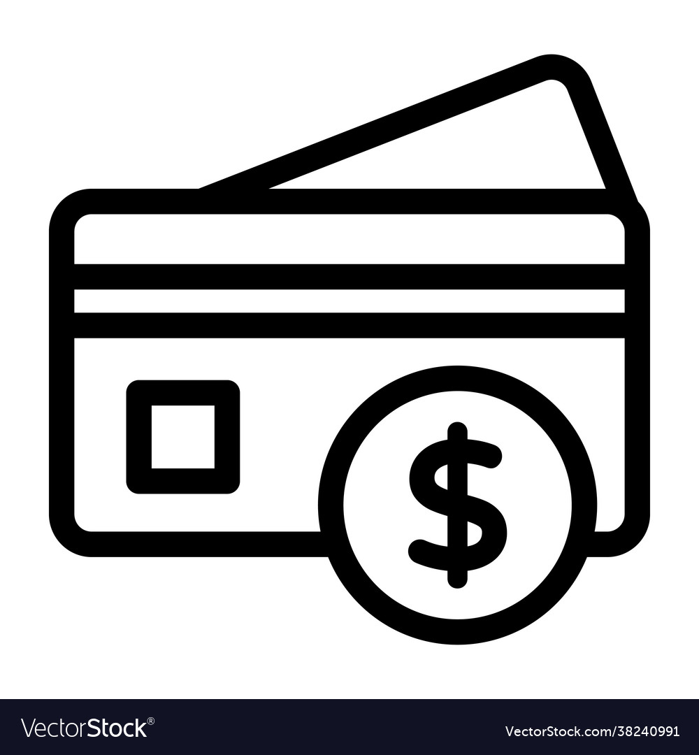 Debit card Royalty Free Vector Image - VectorStock