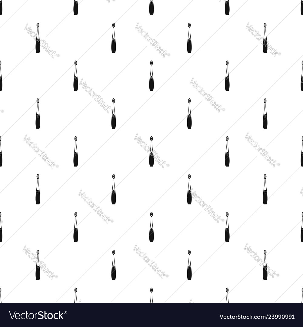 Digital toothbrush pattern seamless Royalty Free Vector